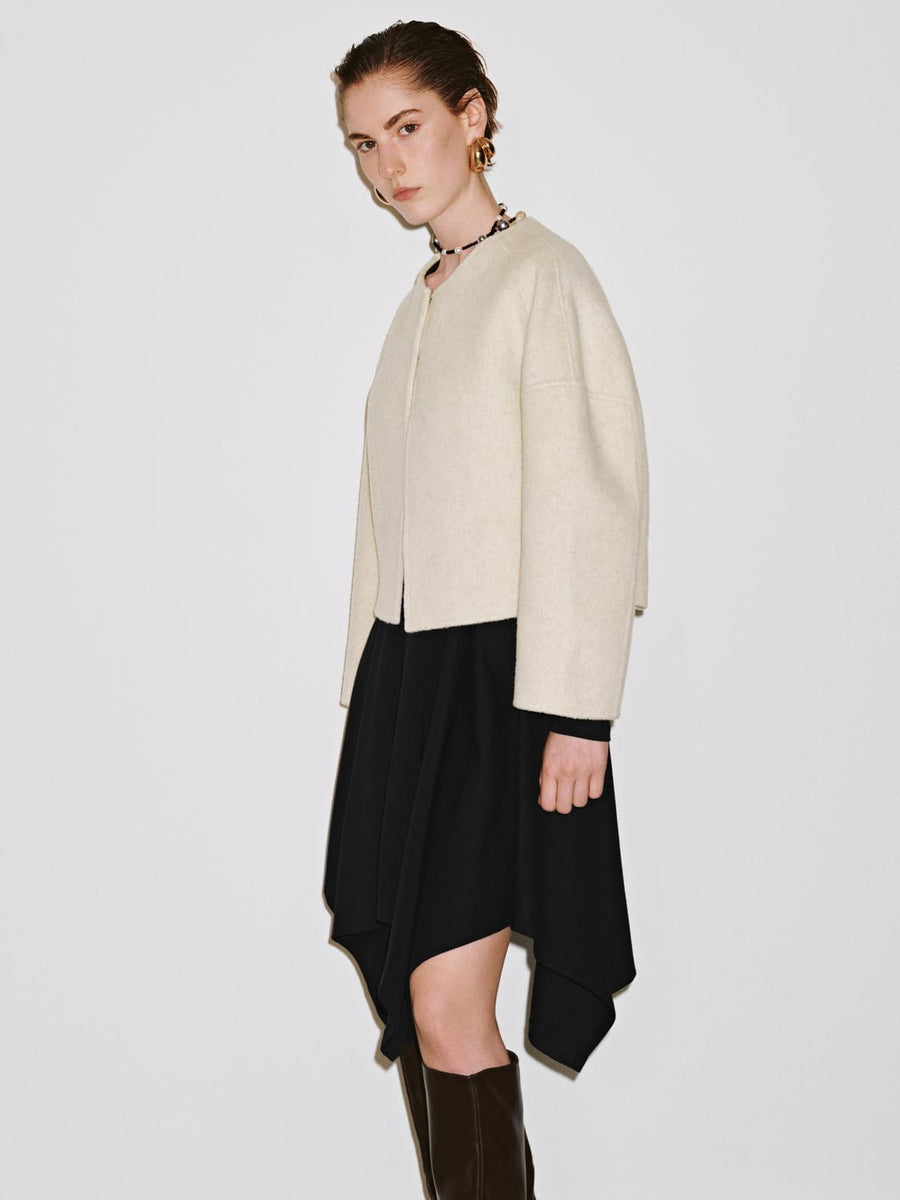 Flare Sleeve Crew Neck Jackets – URBAN REVIVO