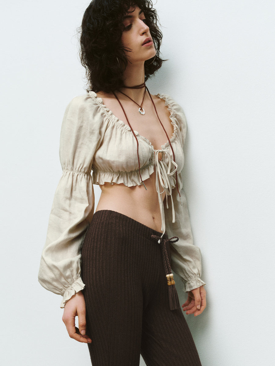 Ruffle Tie Blouses – URBAN REVIVO