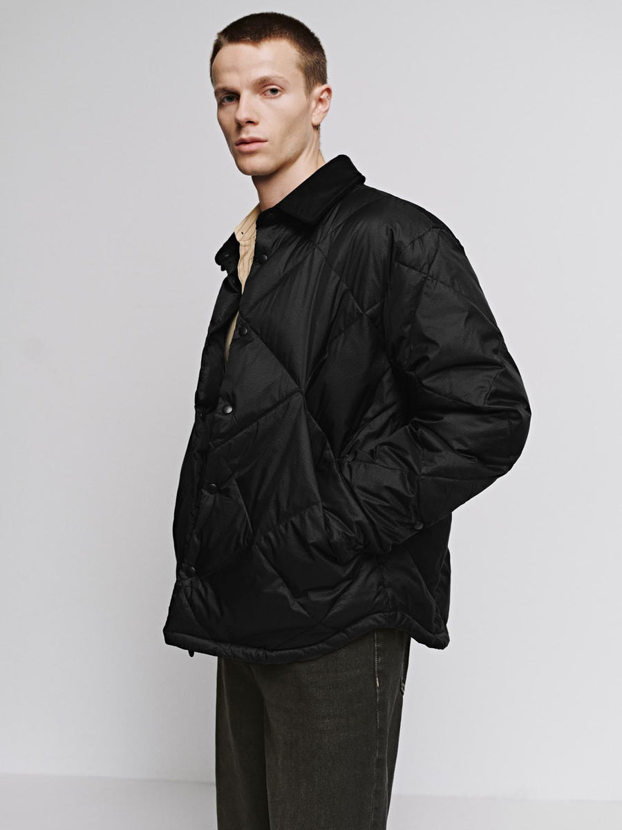 Collared Puffer Padded Jackets – URBAN REVIVO