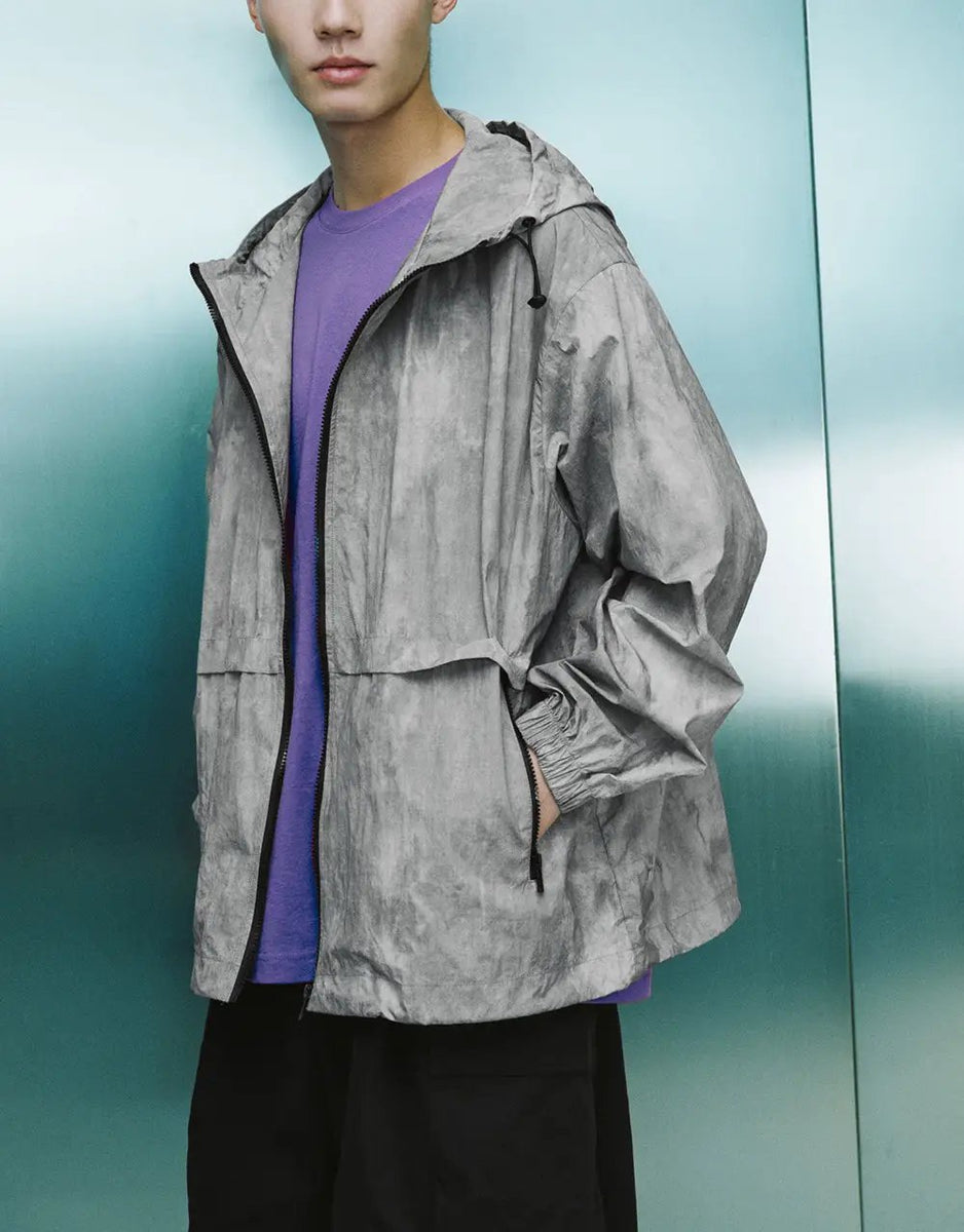 Zipper Front Oversized Jacket – URBAN REVIVO