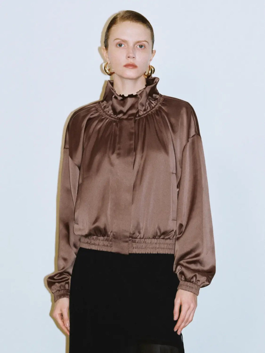 Ruffled Collar Jackets – URBAN REVIVO