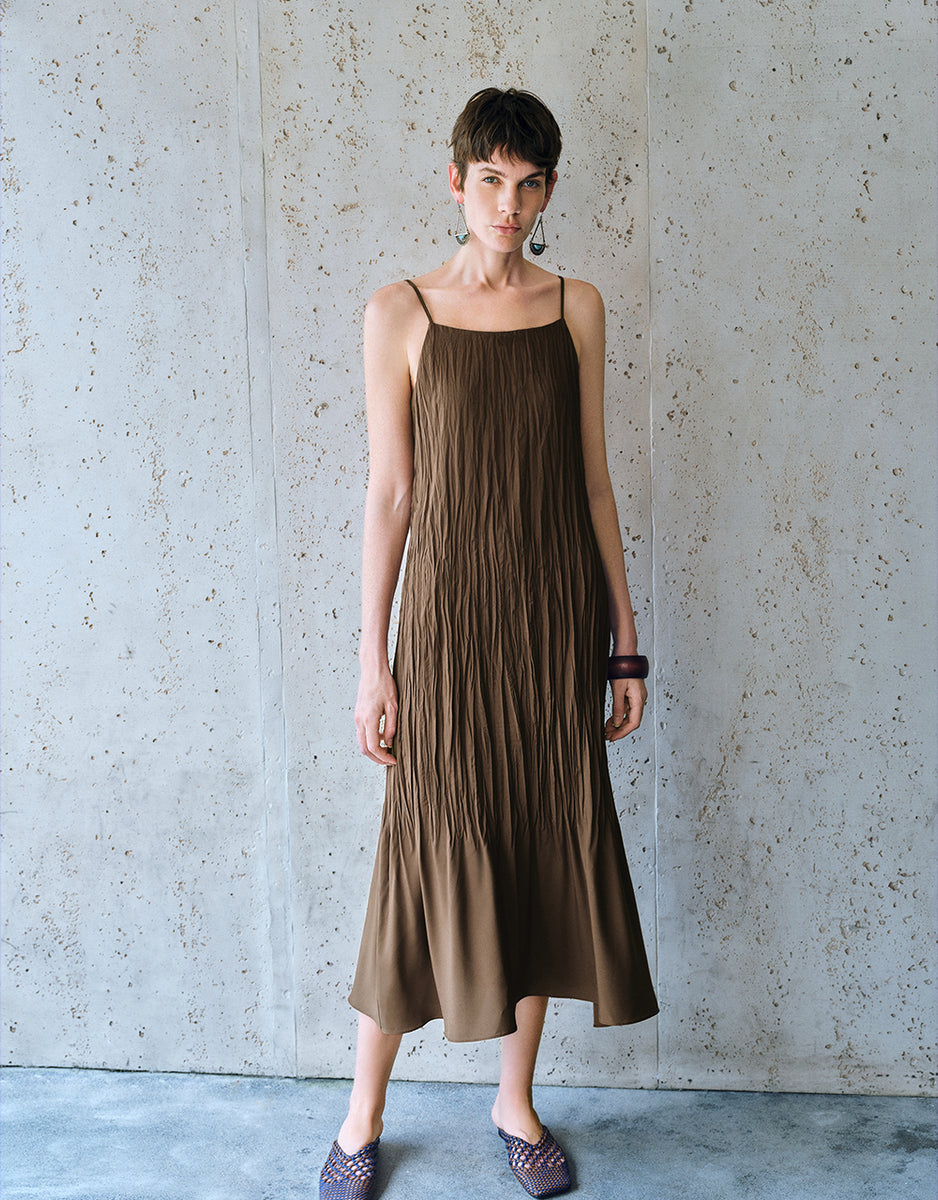 Square--cut Collar A-Line Cami Dress – URBAN REVIVO