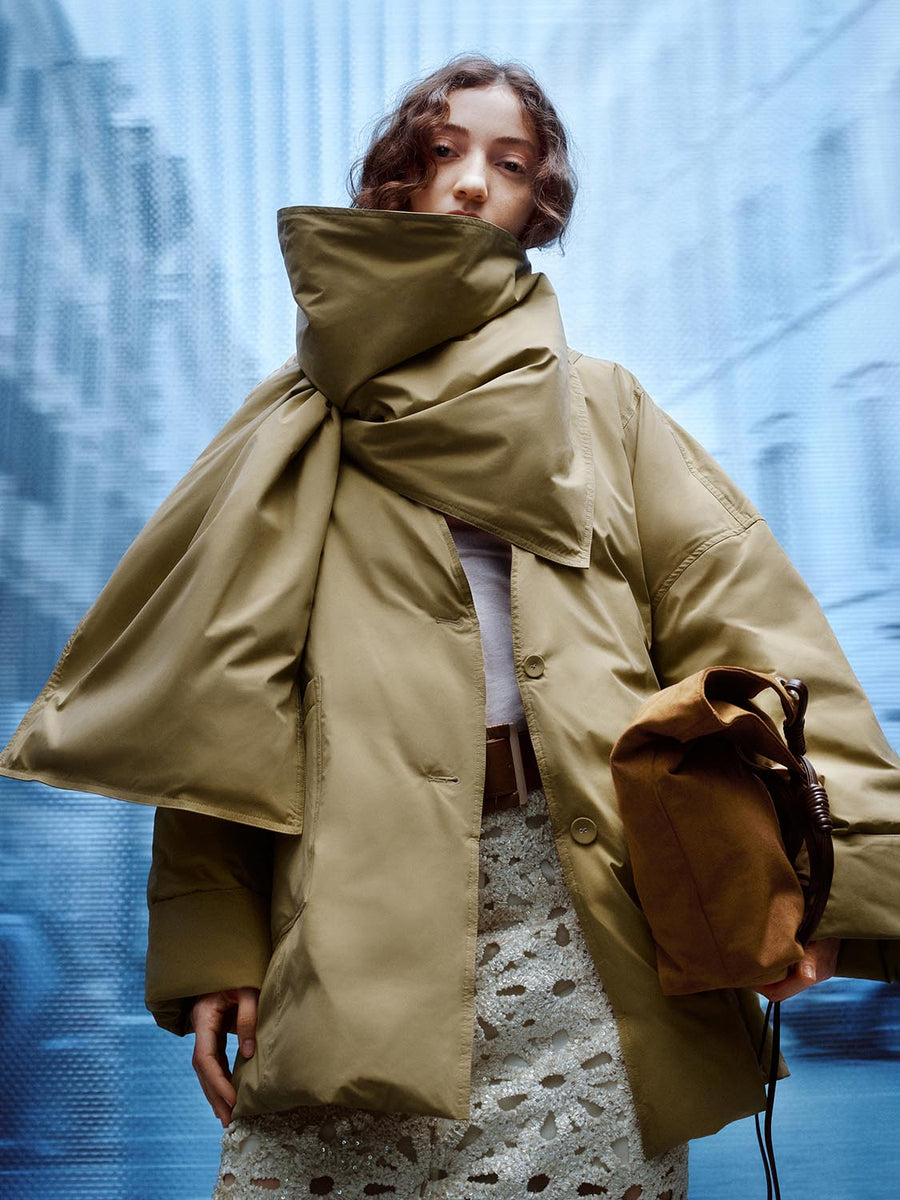 Scarf Neck Puffer Down Jackets – URBAN REVIVO