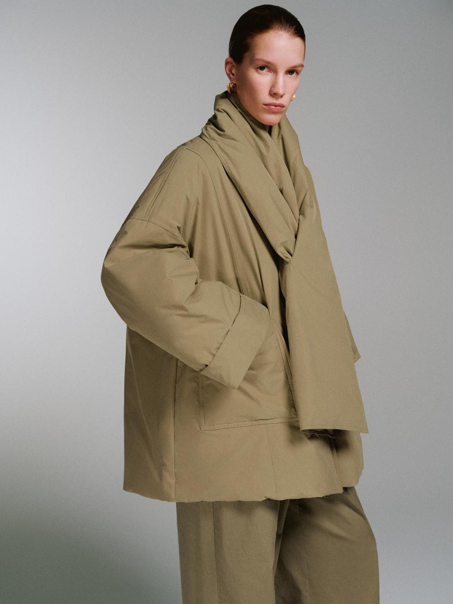 Scarf Neck Puffer Down Jackets – URBAN REVIVO