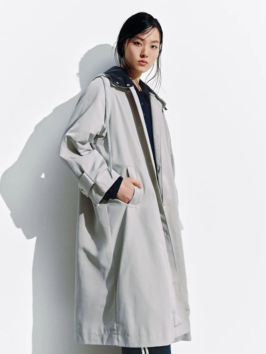 Hooded Drawstring Trench Coats – URBAN REVIVO