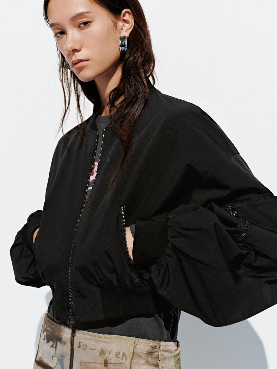 Balloon Sleeve Bomber Jackets – URBAN REVIVO