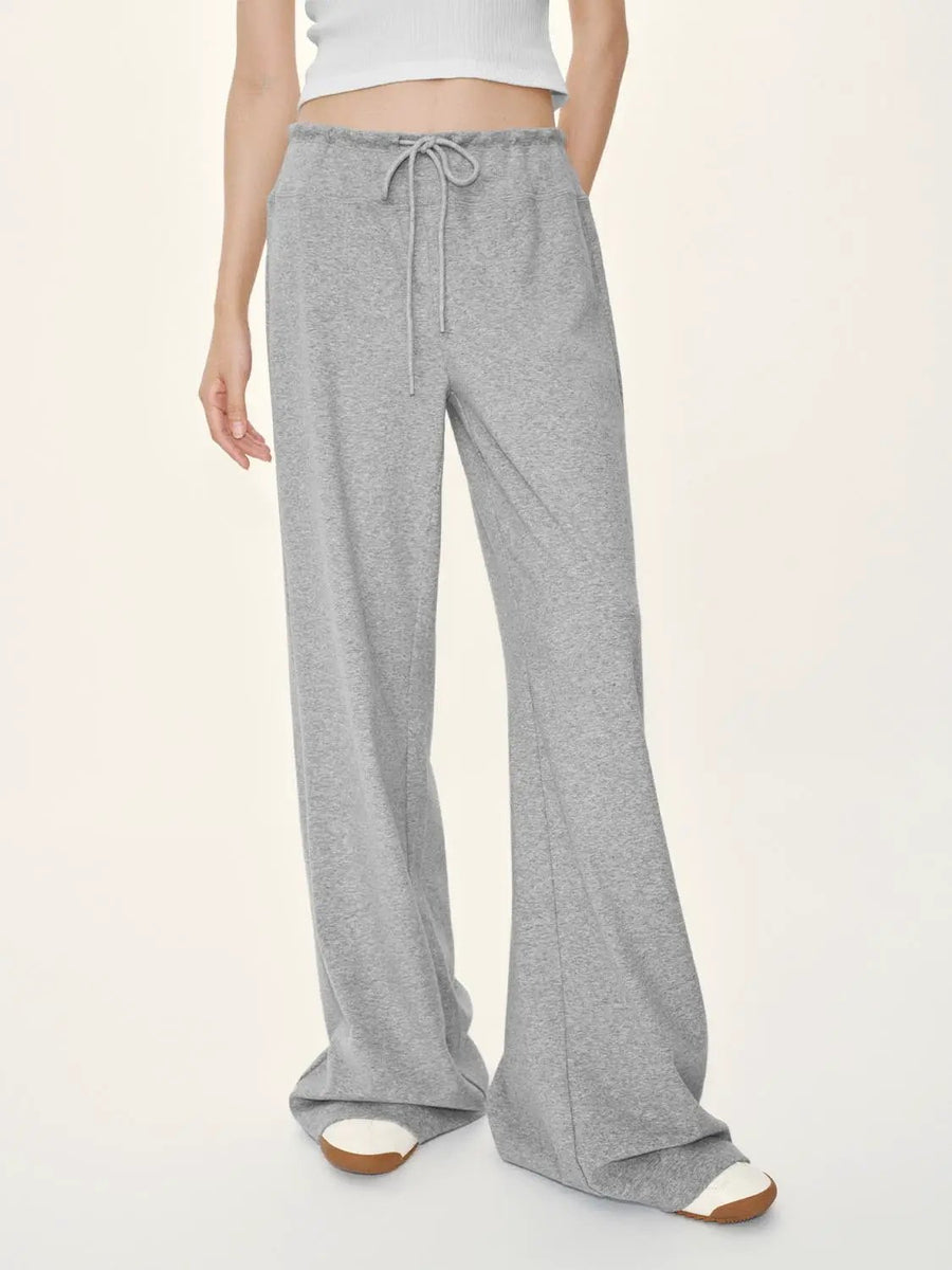 Pull On Drawstring Flare Leg Pants – URBAN REVIVO